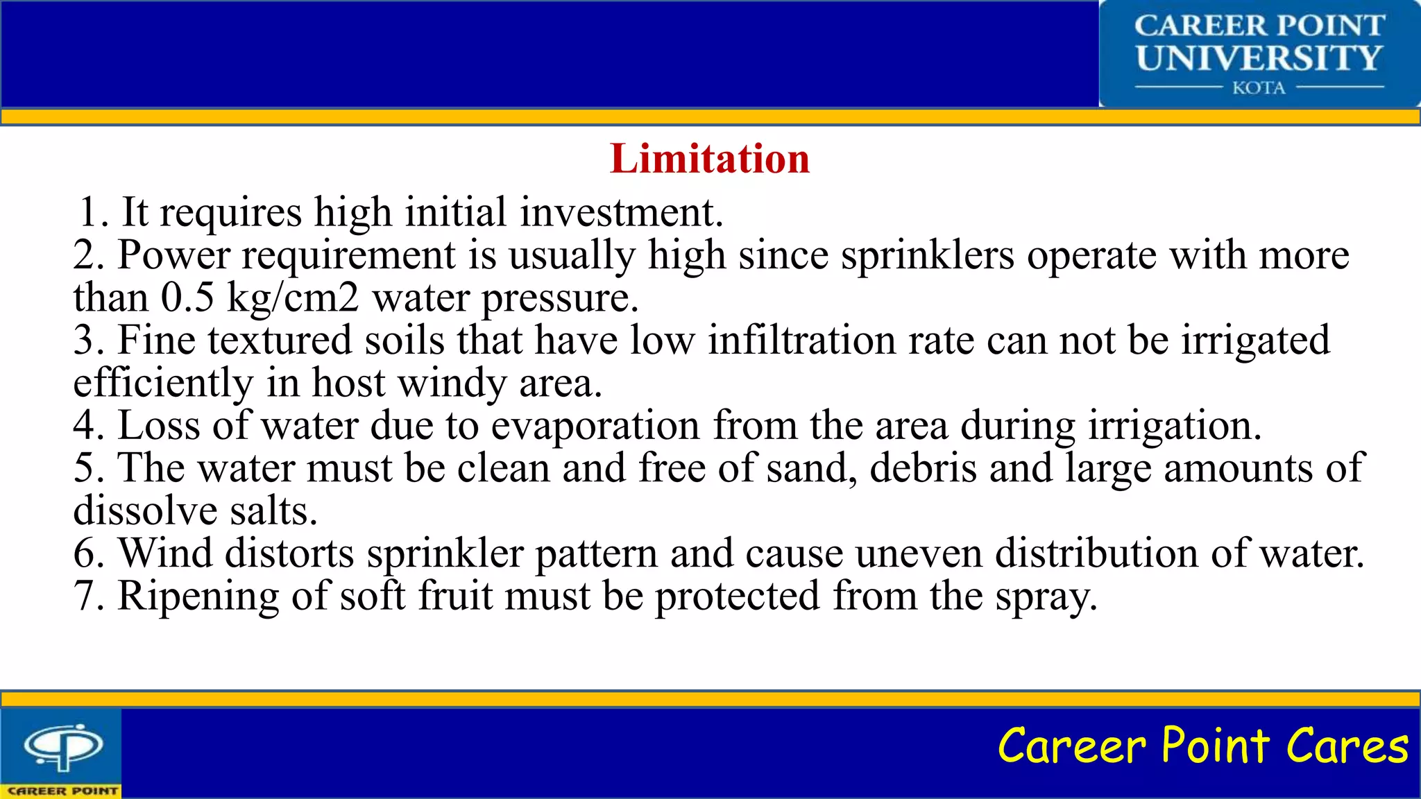 Drip and sprinkler | PPTX