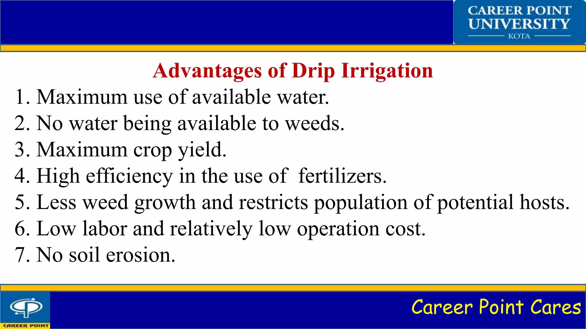 Drip and sprinkler | PPTX