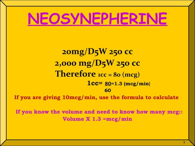 Drip calculation powerpoint | PPT | Heart and Cardiovascular Diseases ...