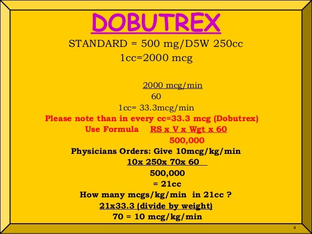 Drip calculation powerpoint