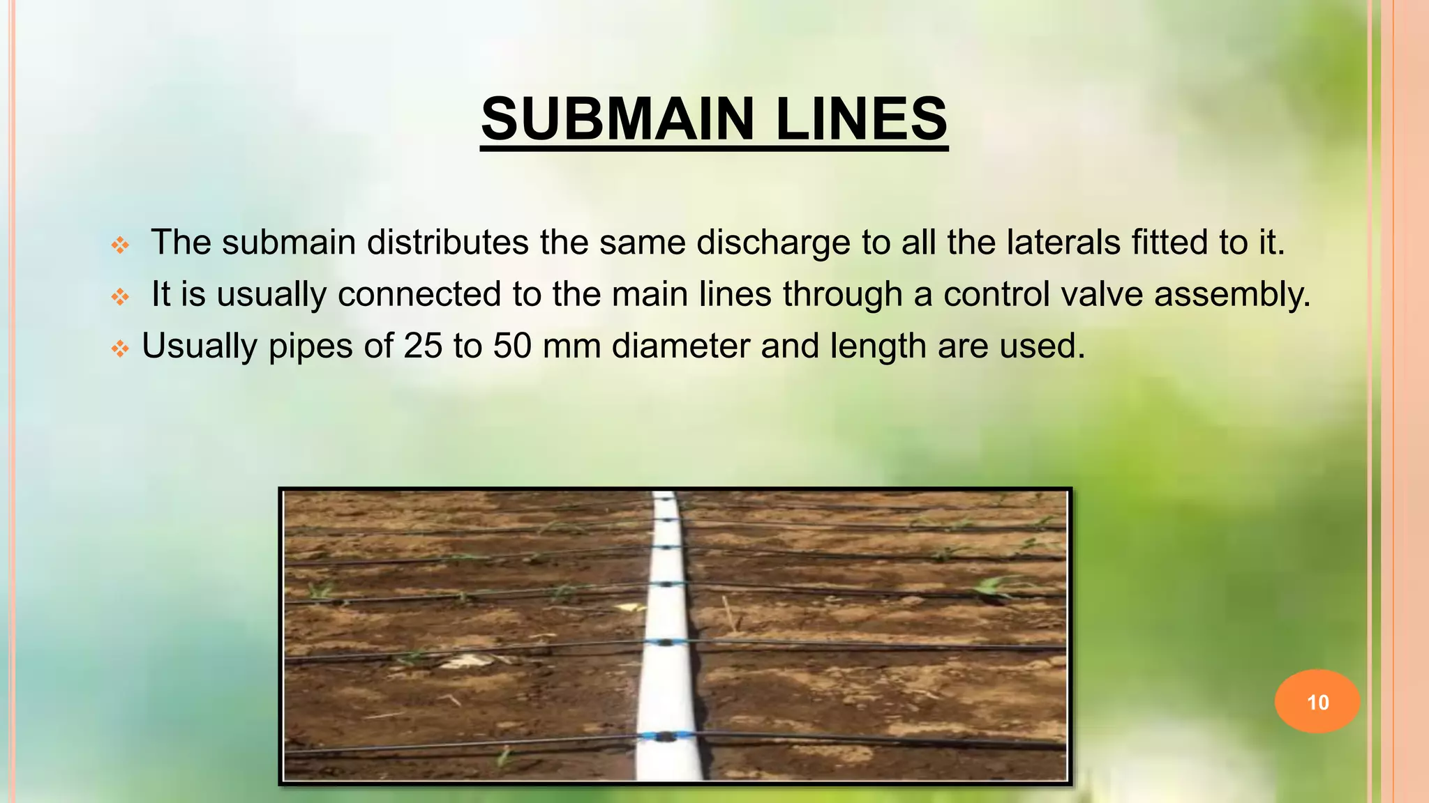 DRIP IRRIGATION | PPTX