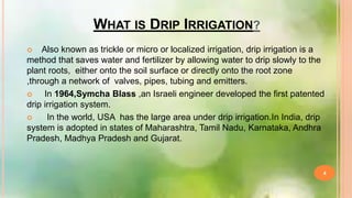 DRIP IRRIGATION | PPTX