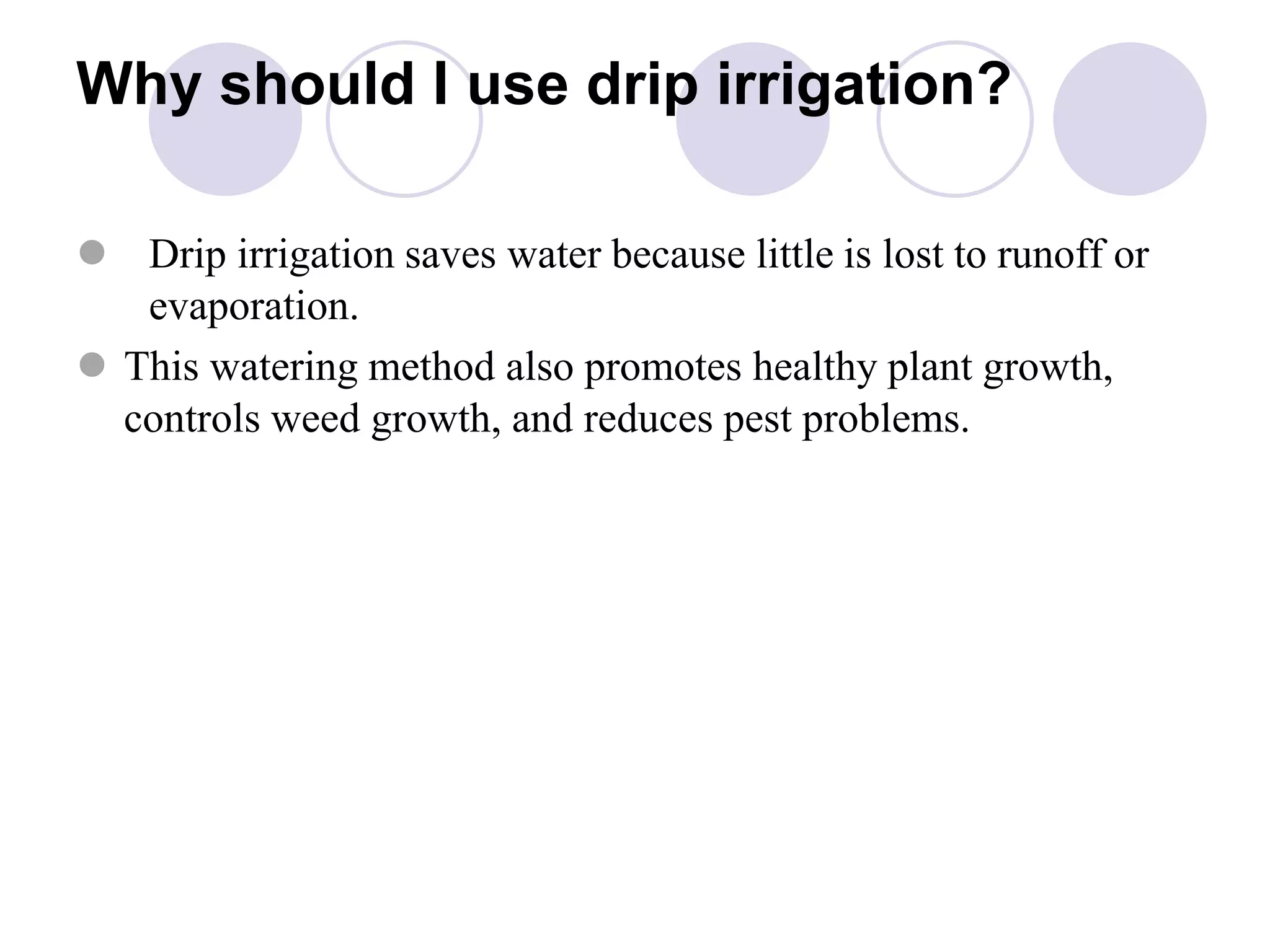 Drip irrigation | PPTX