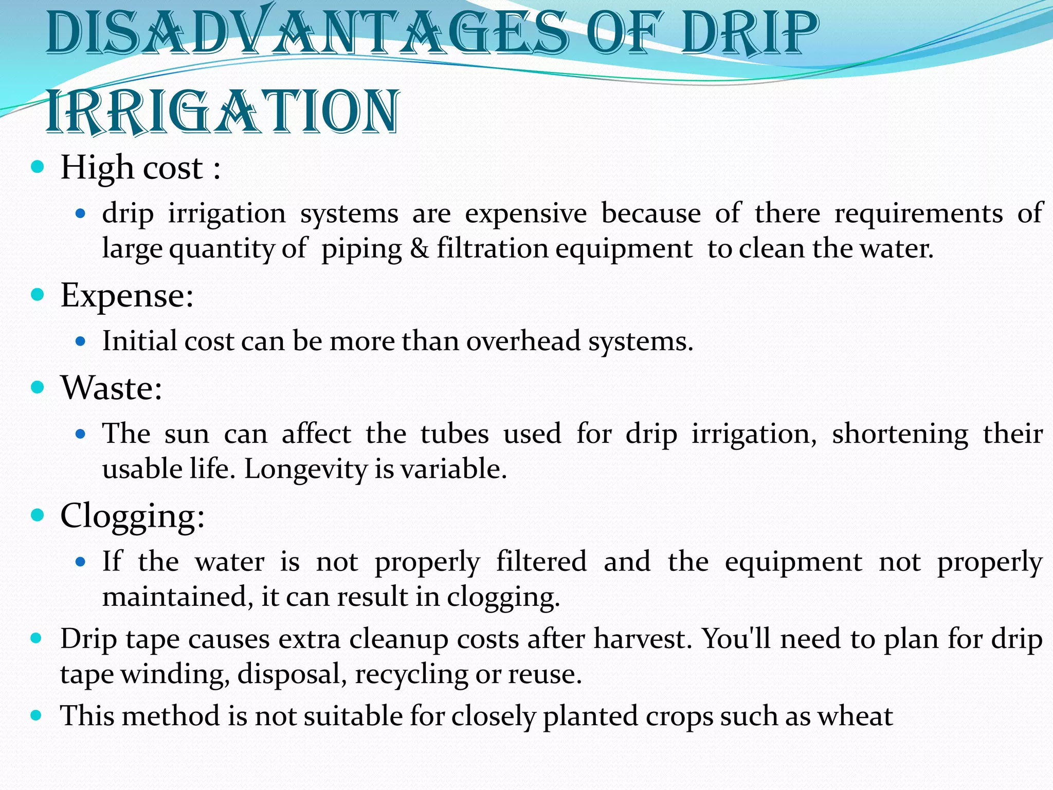 Drip irrigation............ | PPTX