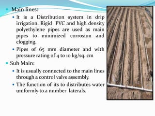 Drip irrigation............ | PPTX