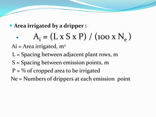 Drip irrigation............ | PPTX
