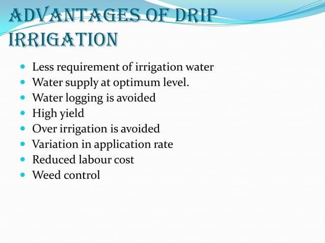 Drip irrigation............ | PPTX