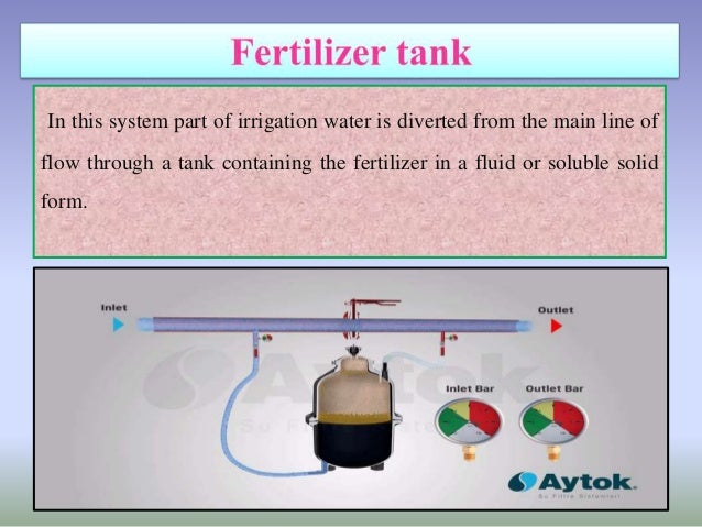 Drip irrigation and fertigation