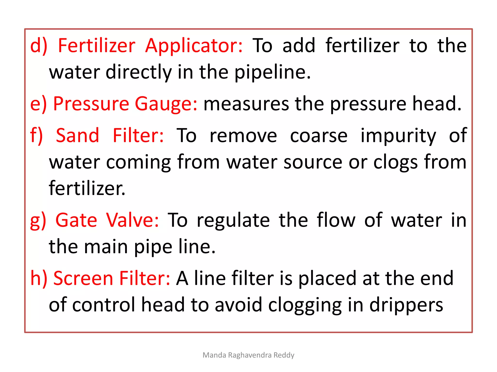 Drip irrigation and fertigation technology | PPTX
