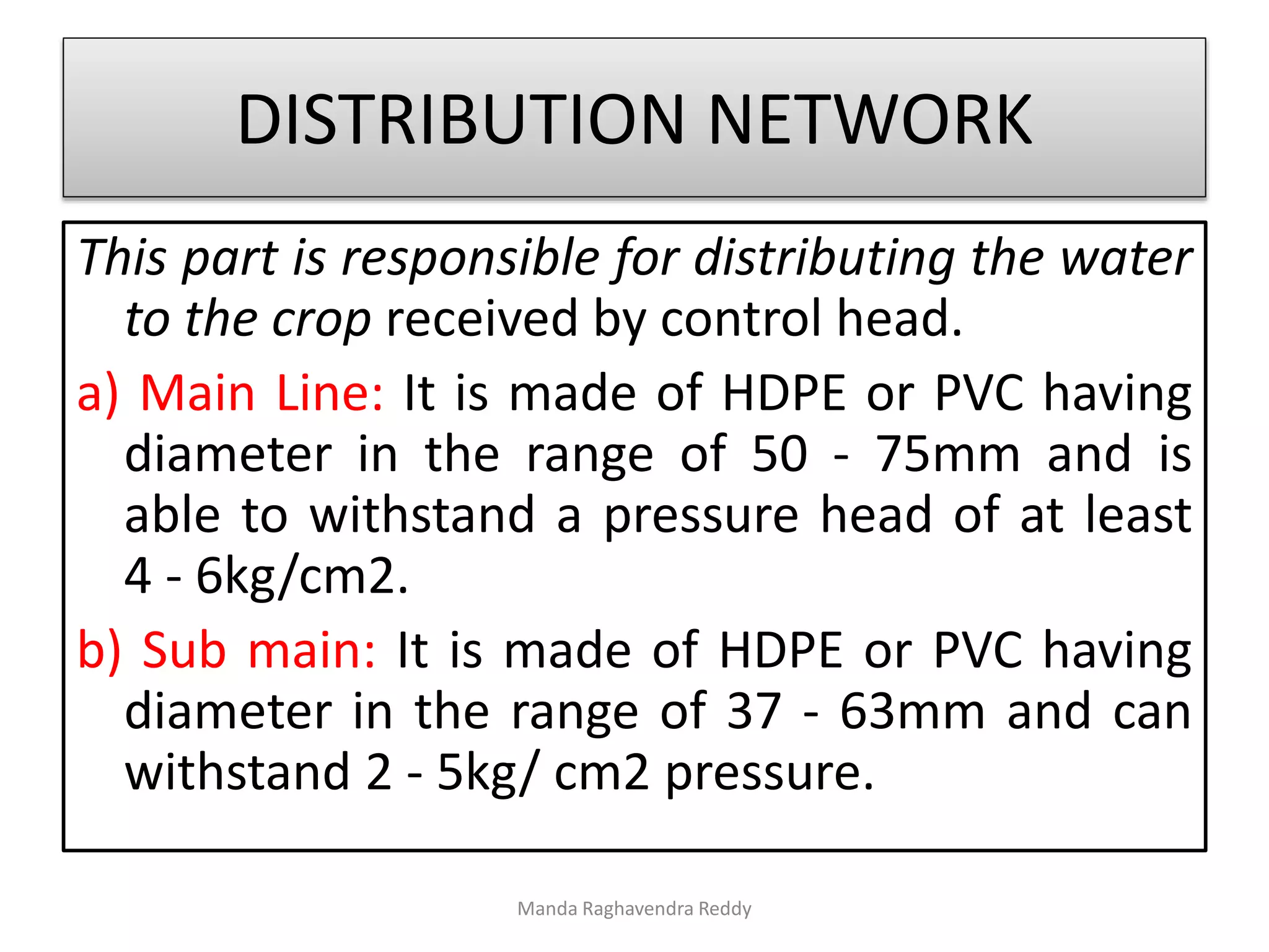 Drip irrigation and fertigation technology | PPTX