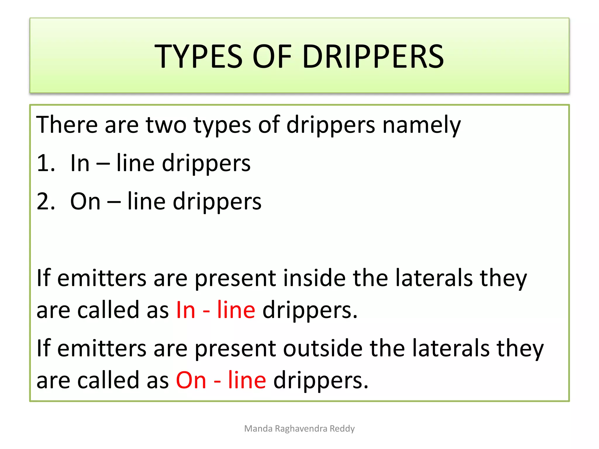 Drip irrigation and fertigation technology | PPTX