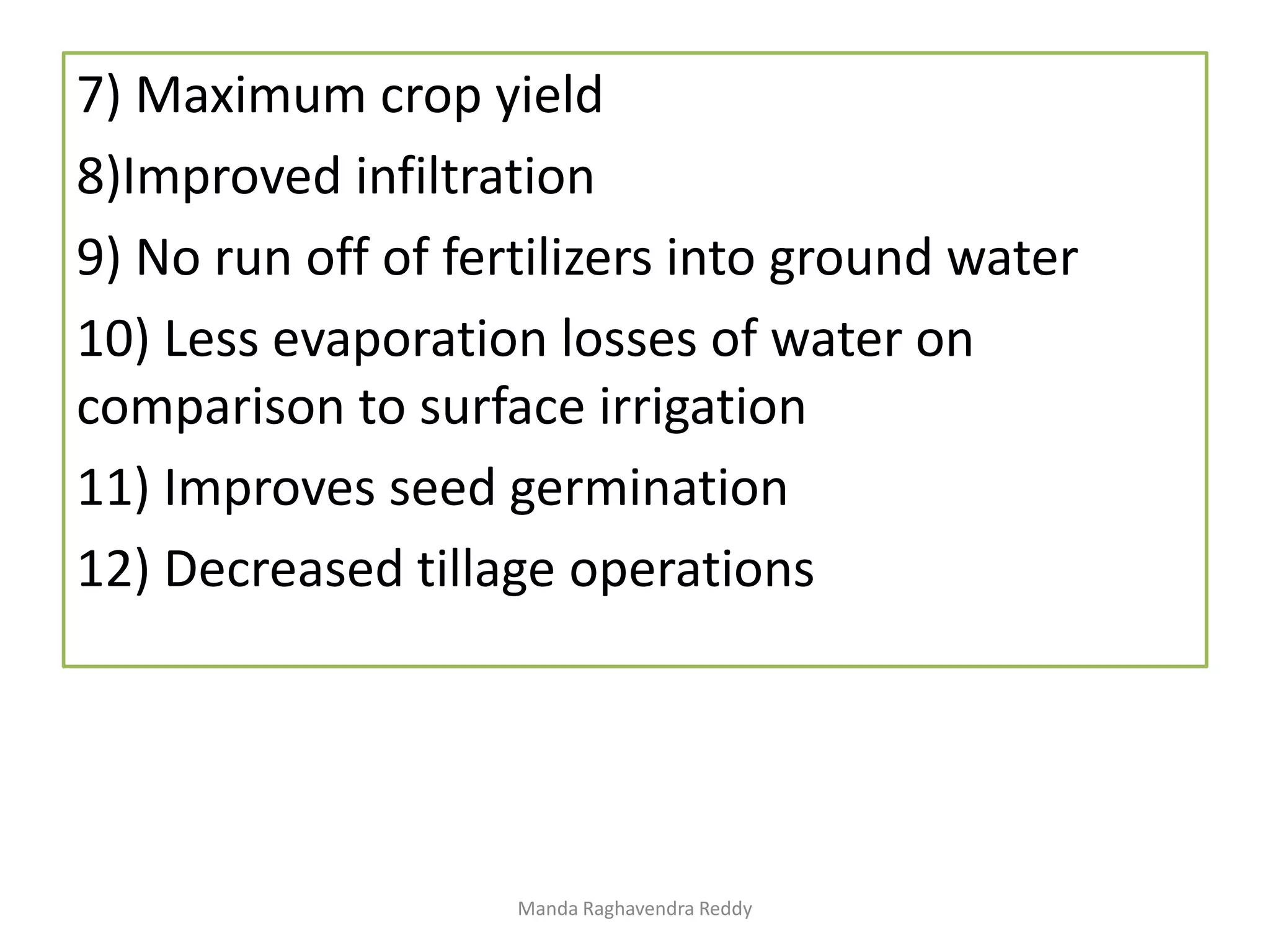 Drip irrigation and fertigation technology | PPTX