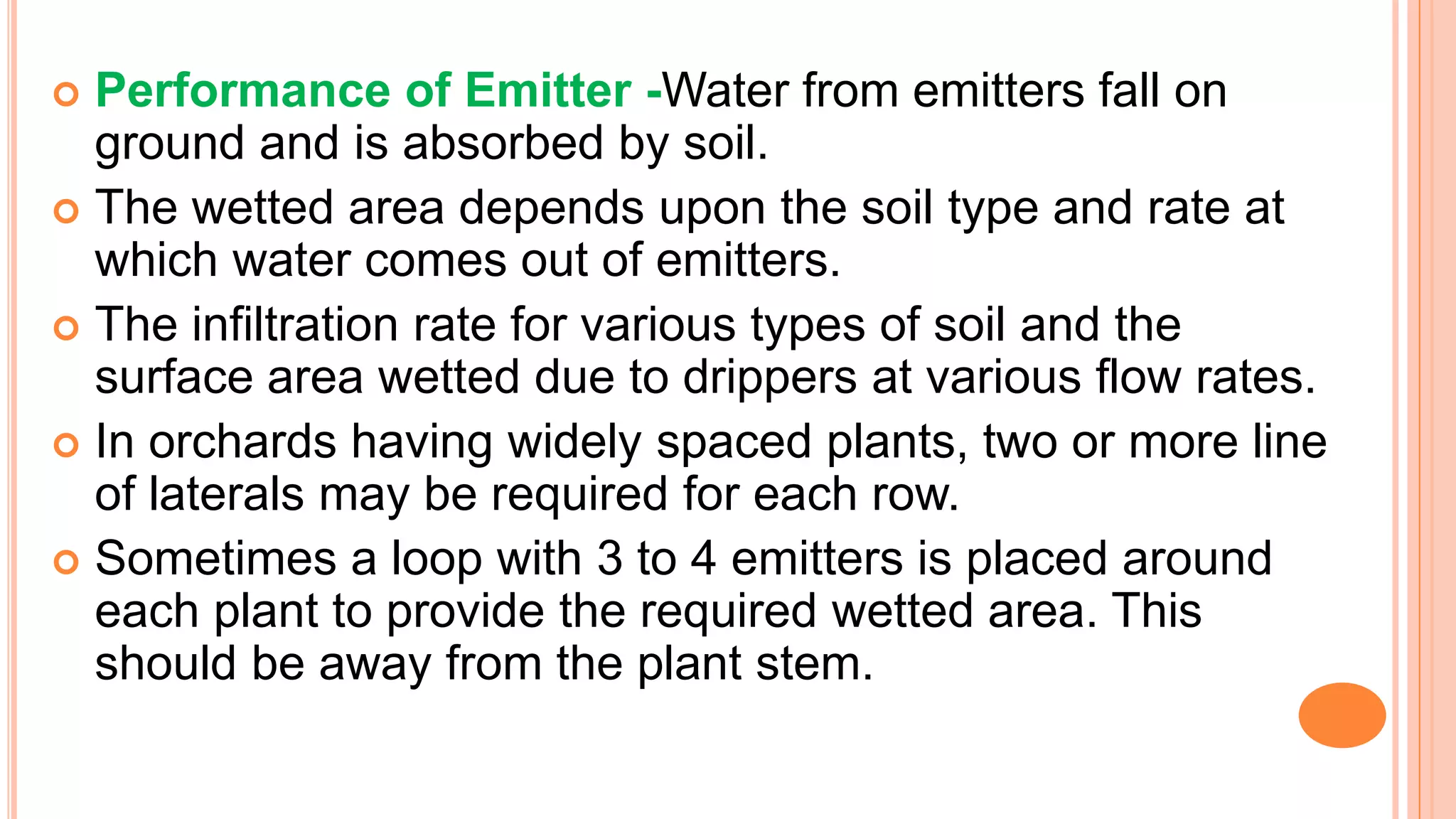 Drip irrigation and fogging system under protected structure | PPTX