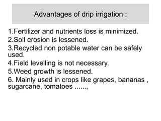 Drip irrigation automation using arduino uno | PPTX | Agriculture ...