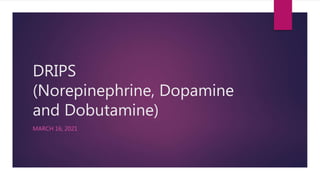Norepinephrine Drip Dose 8mg 250 Ml