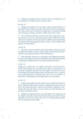 United NAtions Declaration on the Rights of Indigenous Peoples | PDF