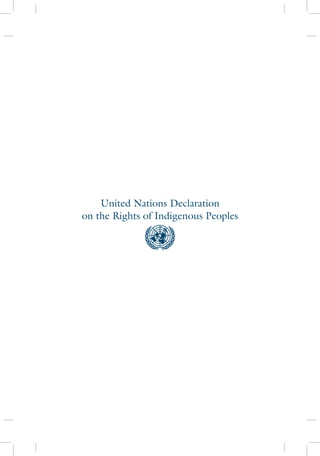 United NAtions Declaration on the Rights of Indigenous Peoples | PDF