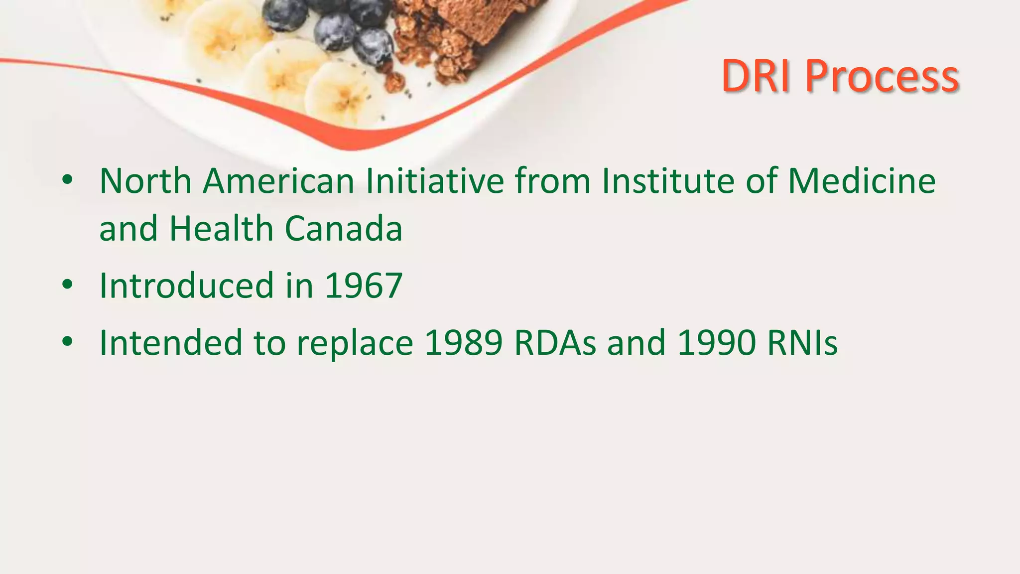 Dietary Reference Intakes | PPTX
