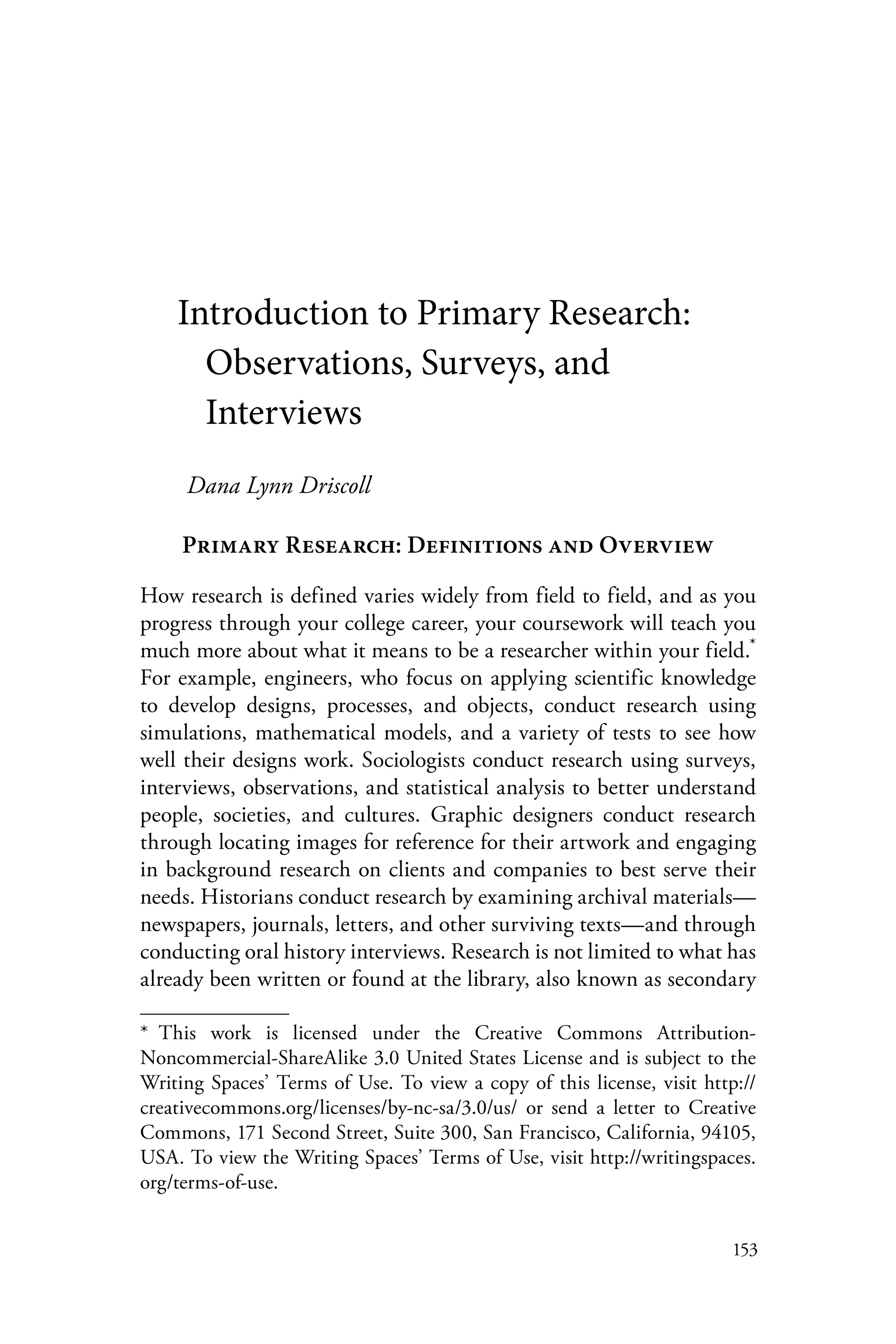 Driscoll -introduction-to-primary-research 2 | PDF