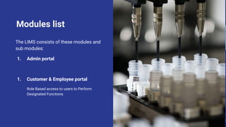 Drish Infotech - Lab Information Management System LIMS | PDF