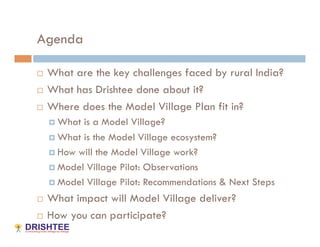 Drishtees Model Village Plan Feb12 | PDF