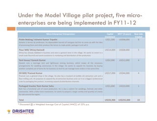 Drishtees Model Village Plan Feb12 | PDF
