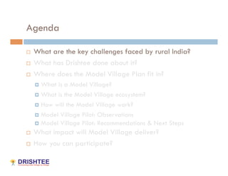 Drishtees Model Village Plan Feb12 | PDF