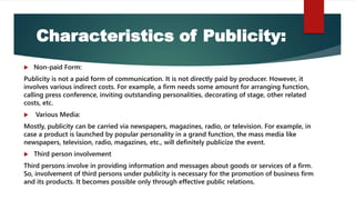 marketing presentation-publicity | PPTX