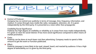 marketing presentation-publicity | PPTX