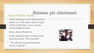 Dritëro agolli | PPTX