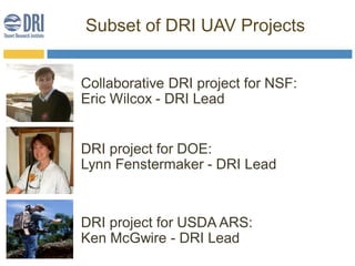 DRI UAV Expertise and Related Interests | PDF