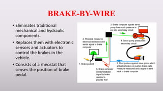 Drive by-wire systems in Automobiles ppt | PPTX