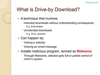 Drive by downloads-cns | PPTX