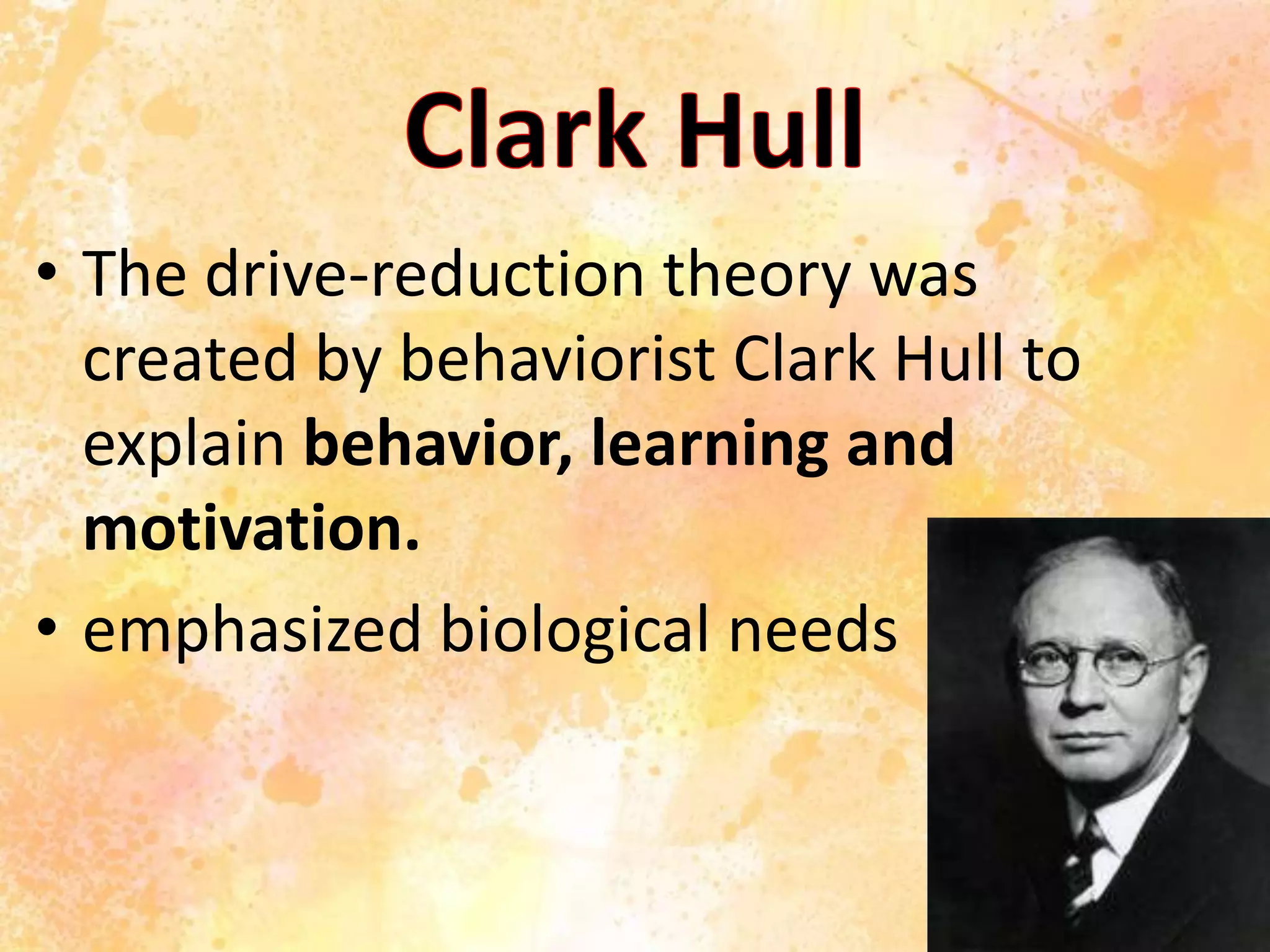 Drive reduction theory | PPTX