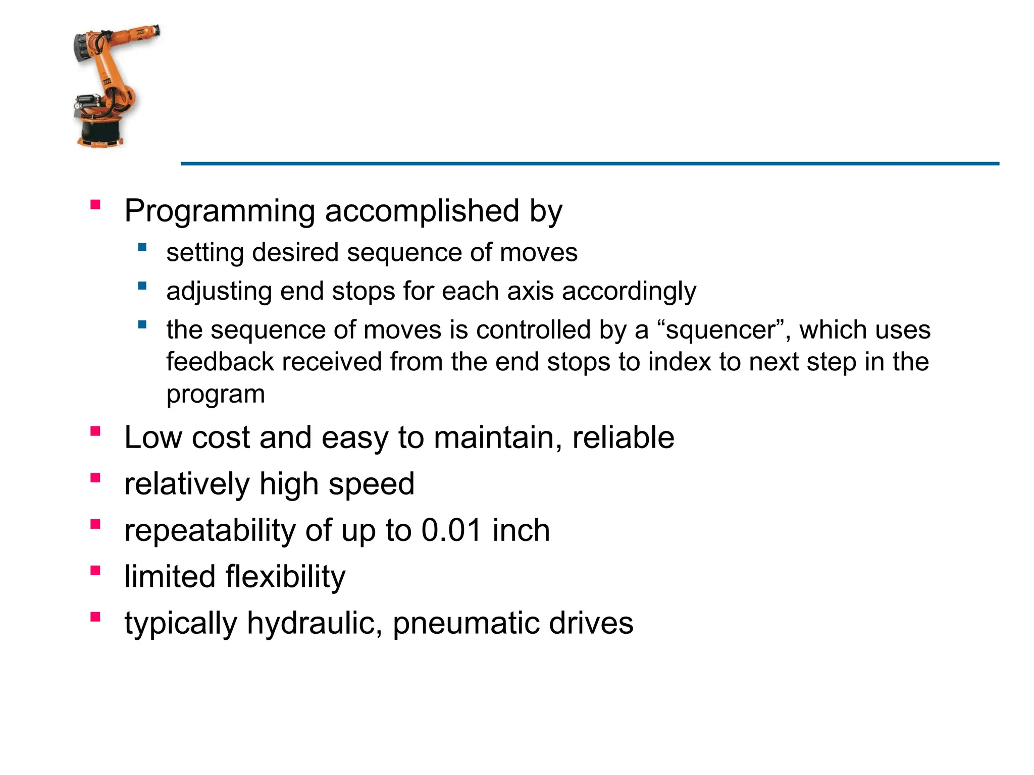 Robotic Drives system, Hydraulic Pneumatic and Electric | PPT