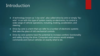 Drive by wire | PPTX