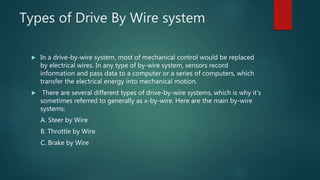 Drive by wire | PPTX