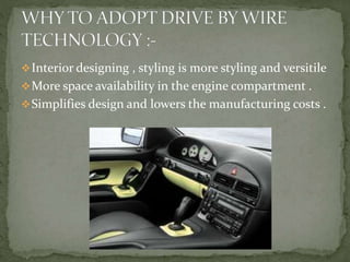Drive by wire technology | PPTX