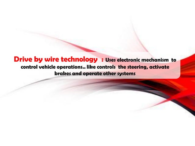 Drive By Wire Technology | PDF | Auto Technology | Automotive
