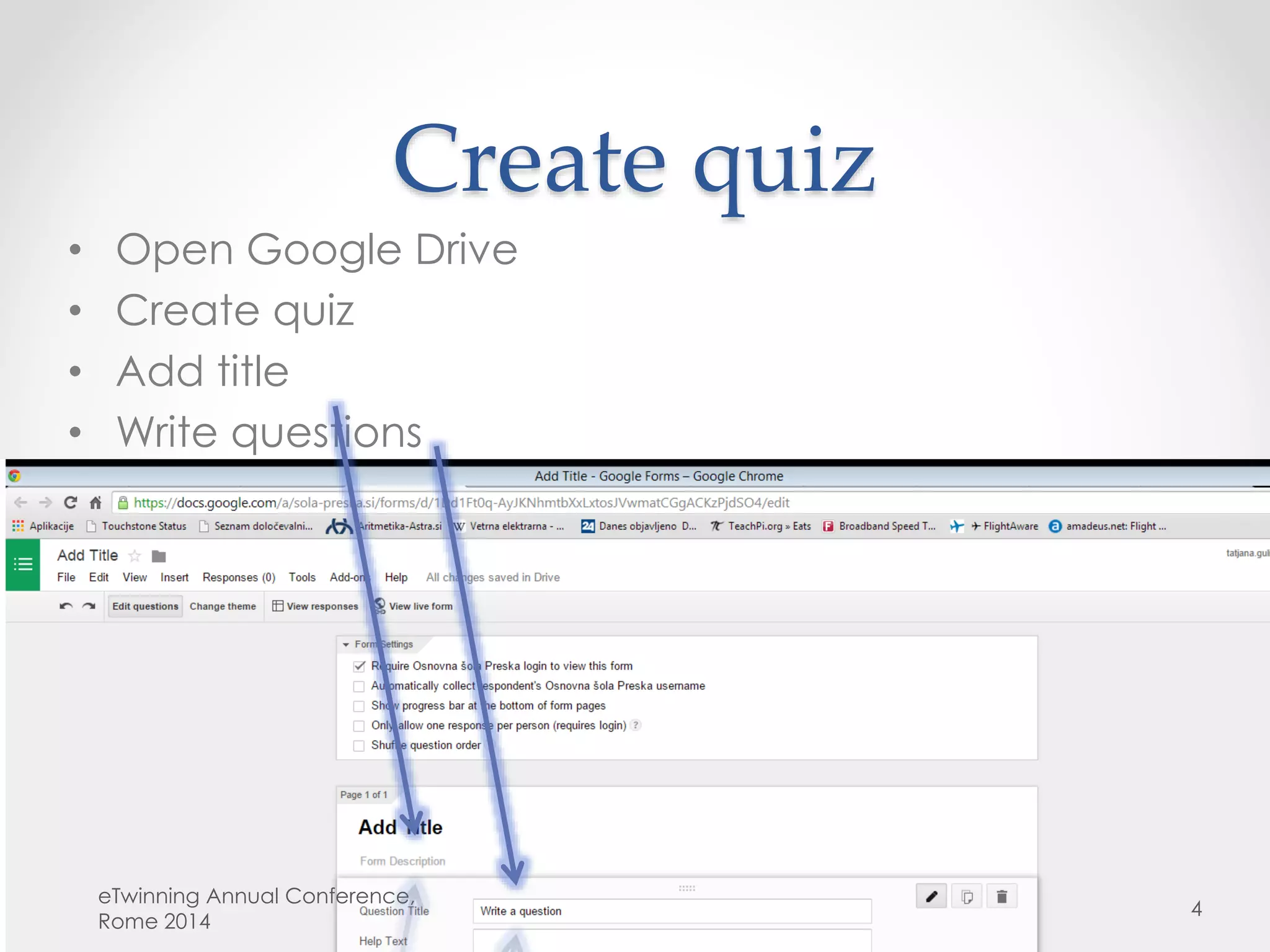 Drive+flubaroo=exams woohoo | PPTX | Education