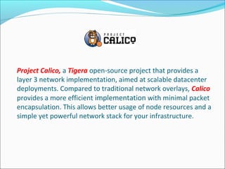 Drive into calico architecture | PPT