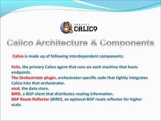 Drive into calico architecture | PPT | Computer Networking | Computing