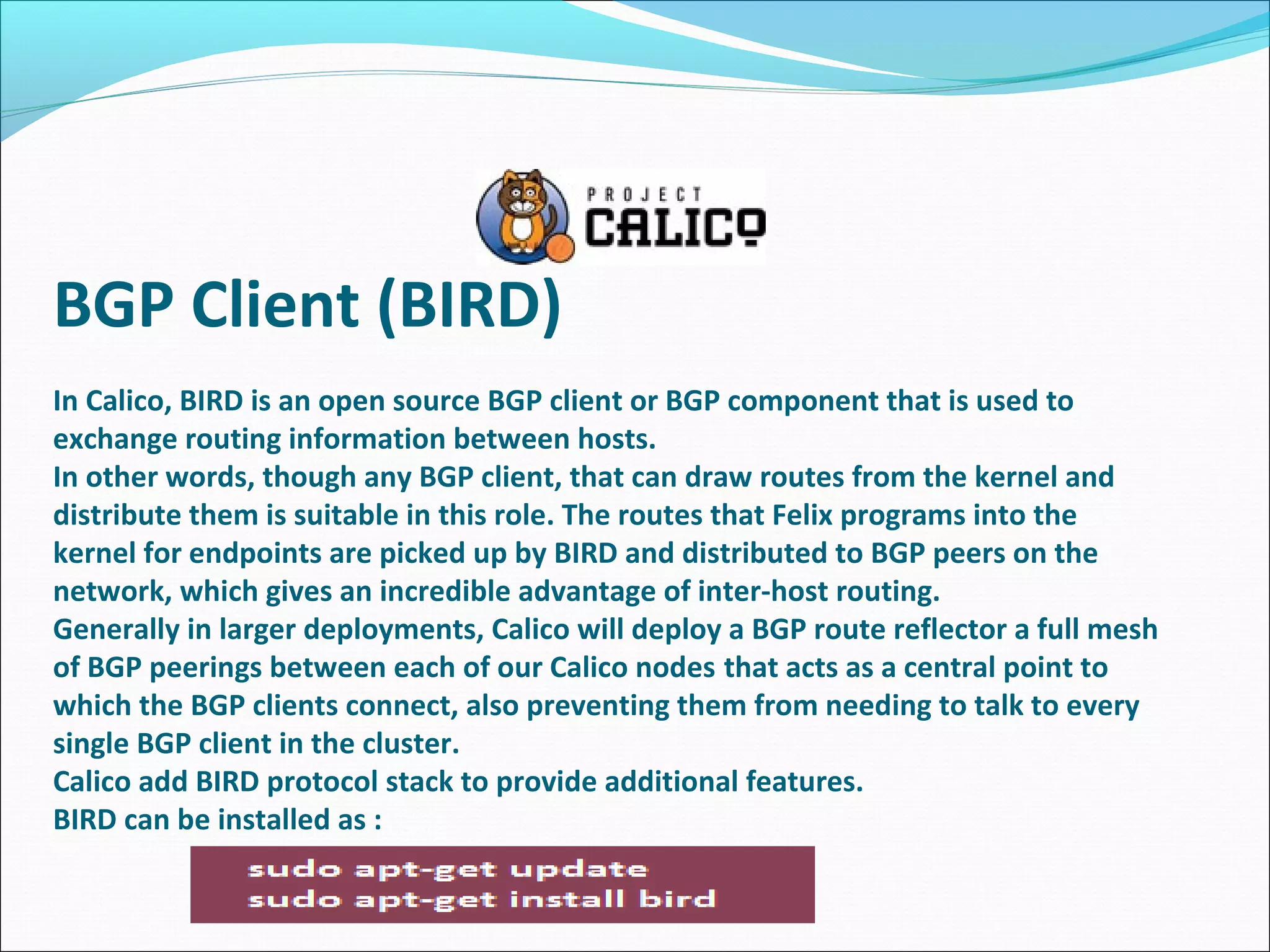 Drive into calico architecture part 2 | PPT
