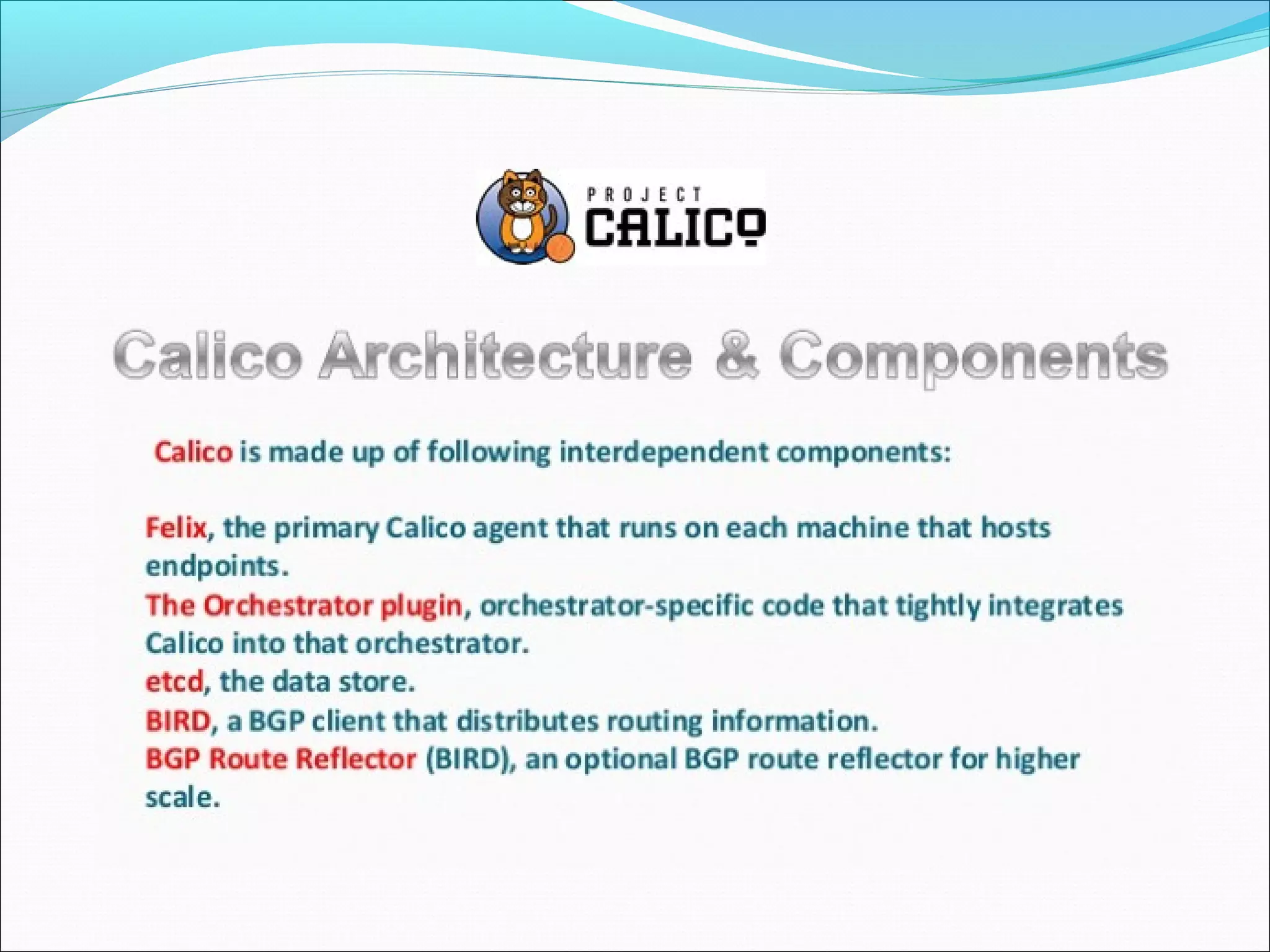 Drive into calico architecture part 2 | PPT