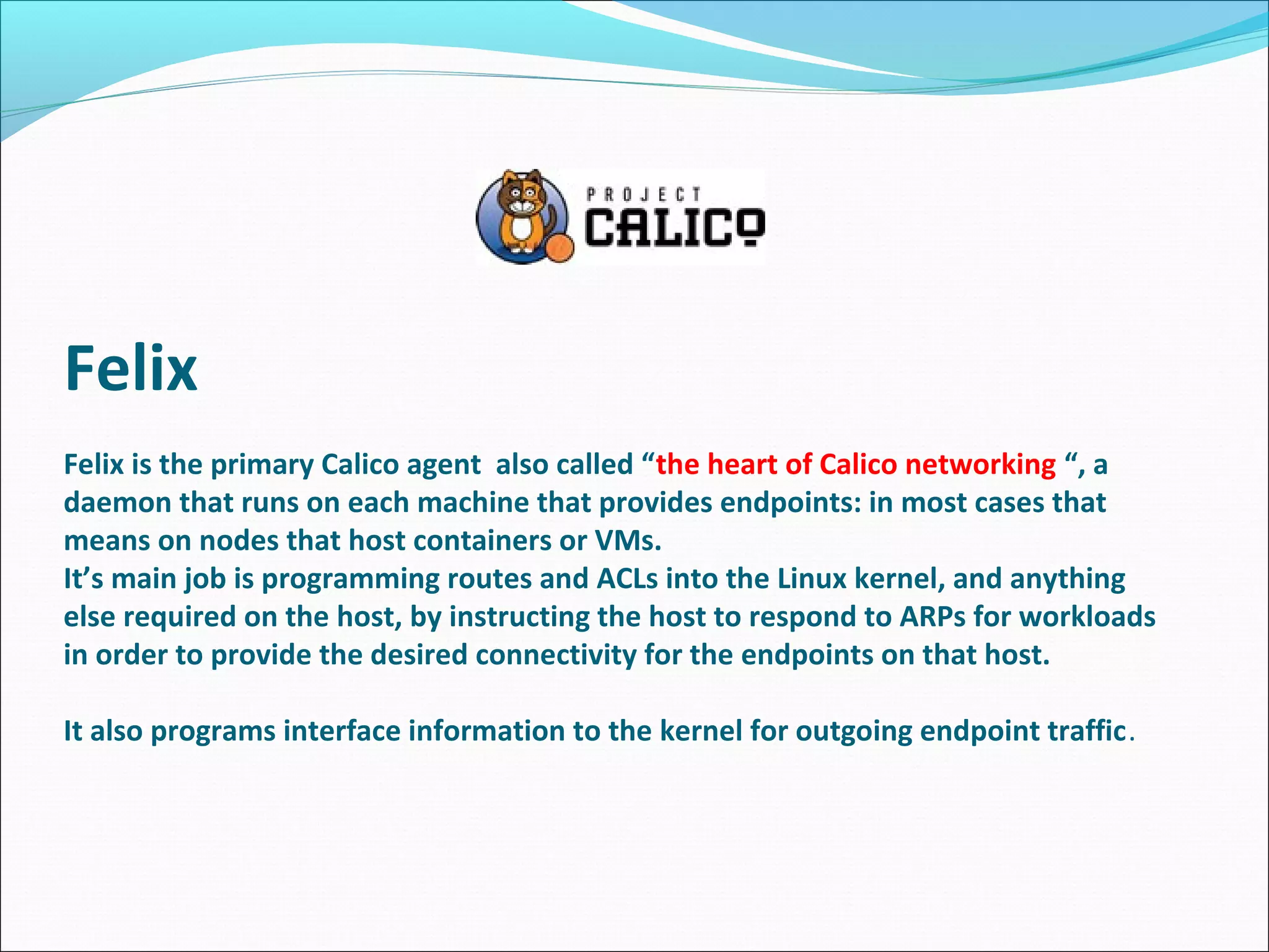 Drive into calico architecture part 2 | PPT