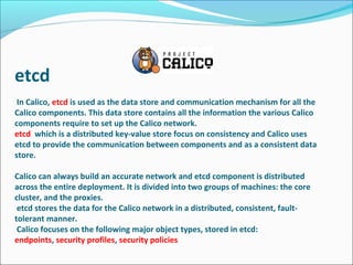 Drive into calico architecture part 2 | PPT