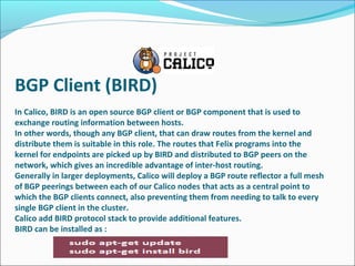 Drive into calico architecture part 2 | PPT