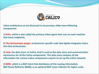 Drive into calico architecture part 2 | PPT