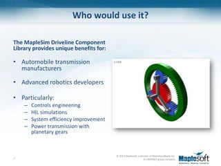 Driveline Component Library For Print | PPT