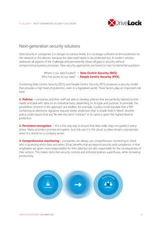 Drivelock modern approach of it security & amp; encryption solution ...